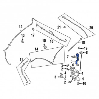Mazda CX-30 OEM Wiper Blade & Washer Parts - Motors, Arms | CARiD