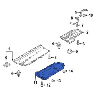 Mazda CX-30 Underbody Covers | Splash Shields — CARiD.com