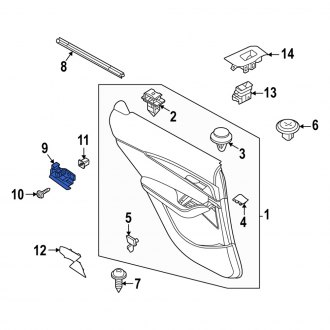 Mazda CX-30 Door Handles & Window Crank Handles — CARiD.com