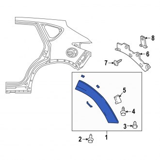 Mazda CX-30 OEM Fenders - Factory Front & Rear Fenders | CARiD