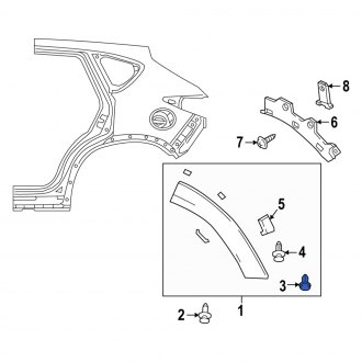 Mazda CX-30 OEM Fenders | Factory Front & Rear Fenders — CARiD.com