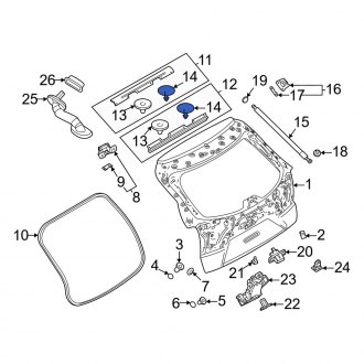 Mazda CX-30 OEM Trunks & Parts - Lids, Rear Panels | CARiD
