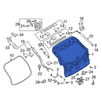 Mazda CX-30 OEM Trunks & Parts - Lids, Rear Panels | CARiD
