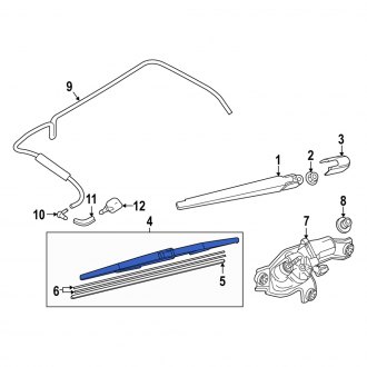 Mazda CX-30 OEM Wiper Blade & Washer Parts - Motors, Arms | CARiD