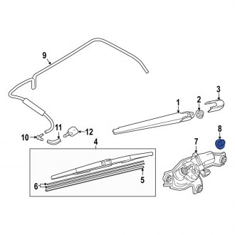 Mazda CX-30 OEM Wiper Blade & Washer Parts | Motors, Arms — CARiD.com