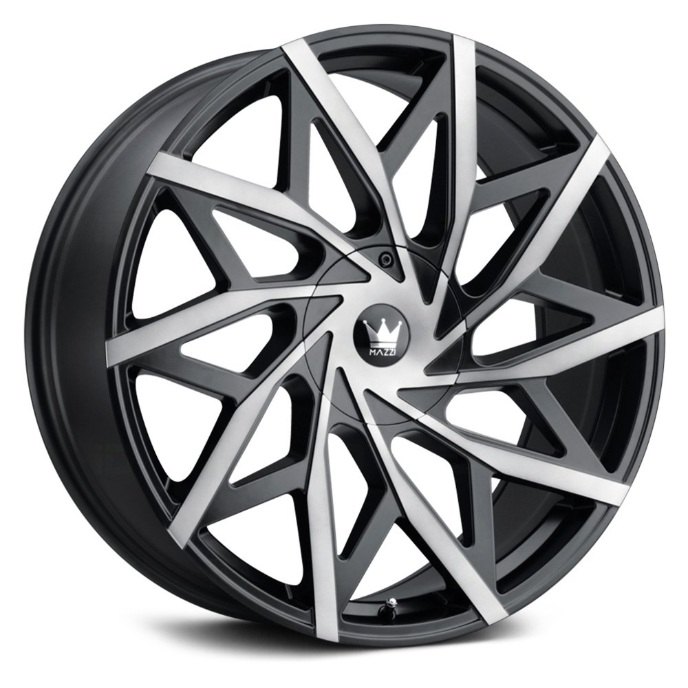 MAZZI® 372 BIG EASY Wheels - Black with Machined Dark Tint Rims