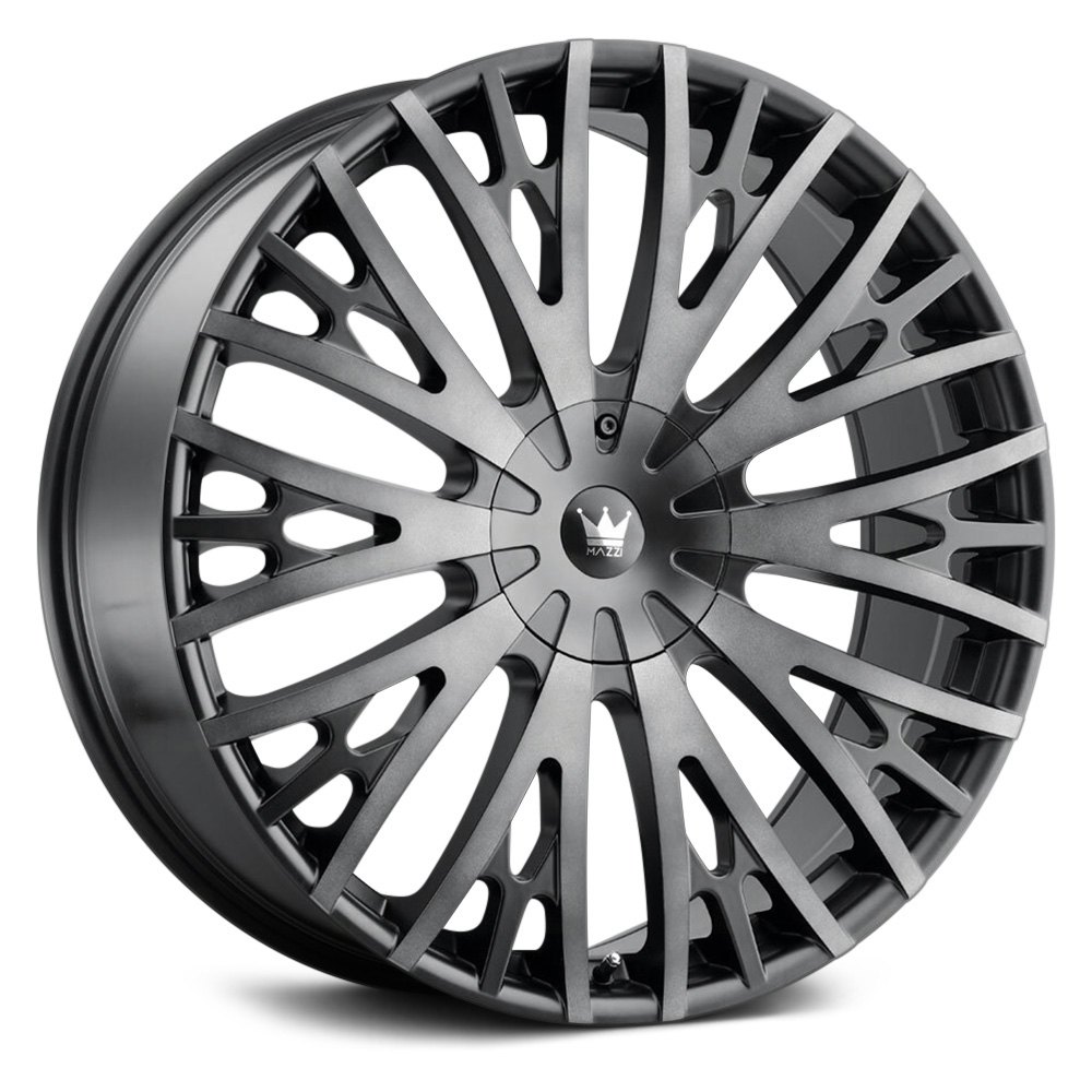 MAZZI® 373 TWIST TIE Wheels - Matte Black with Machined Dark Tint Rims