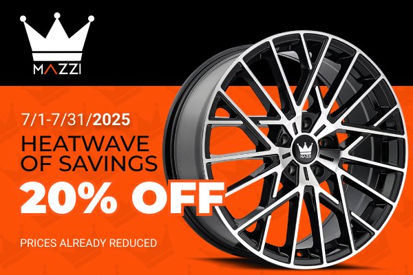 MAZZI® 351 HYPE Wheels - Gloss Black with Machined Face Rims