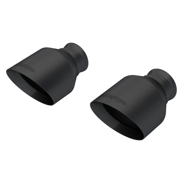 MBRP® T5197BLK - Armor BLK™ 304 SS Round Angle Cut Clamp-On Double-Wall ...