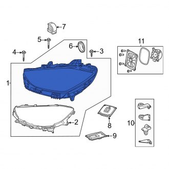 Mercedes C Class OEM Headlights | Factory Headlights - CARiD.com