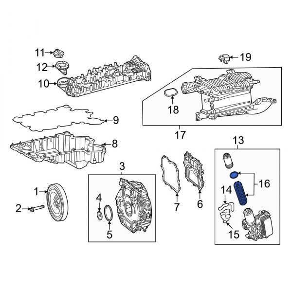 Mercedes-Benz OE 2541840600 - Engine Oil Filter Element