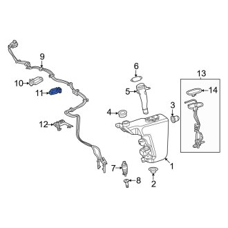 Mercedes GLC Class Washer Hardware — CARID.com