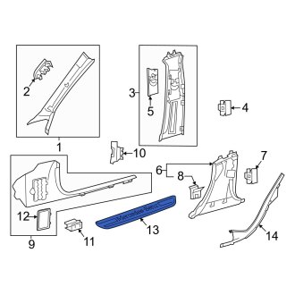 Mercedes Door Sills | Replacement Door Sill Plates — CARiD.com