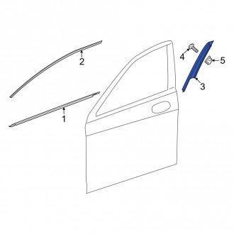 Mercedes C Class Door Moldings | Side, Edge, Belt – CARiD.com