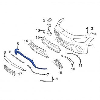 Mercedes AMG GT Replacement Bumper Moldings & Trim — CARiD.com