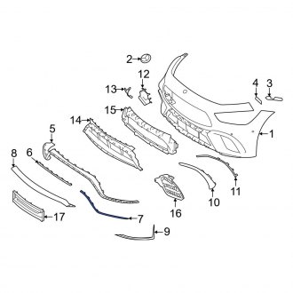 Mercedes AMG GT Replacement Bumper Moldings & Trim — CARiD.com