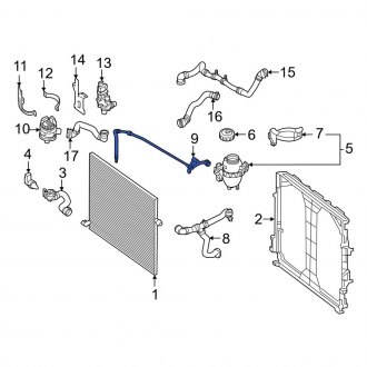 Mercedes AMG GT Coolant Overflow Tanks — CARiD.com