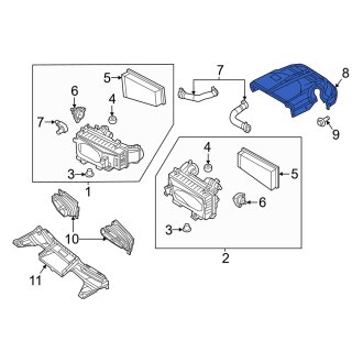 Mercedes GLS Class OEM Air Intake Parts | Filters, Manifolds — CARiD.com
