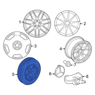 Mercedes AMG GT Wheel Center Caps | Emblems, Trim Rings – CARiD.com