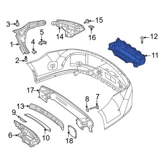 Mercedes AMG GT Bumper Reinforcements & Energy Absorbers – CARiD.com
