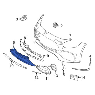 Mercedes AMG GT Replacement Grille Assemblies — CARiD.com