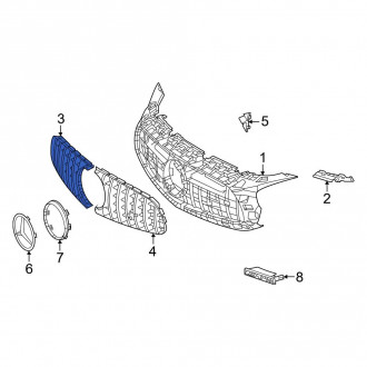 Mercedes AMG GT Replacement Grilles | Moldings, Brackets - CARiD.com