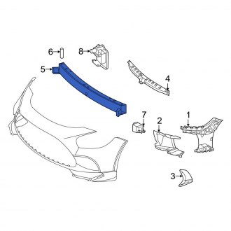 Mercedes AMG GT Bumper Reinforcements & Energy Absorbers – CARiD.com