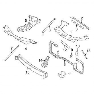 2021 Mercedes AMG GT Radiator Supports — CARiD.com