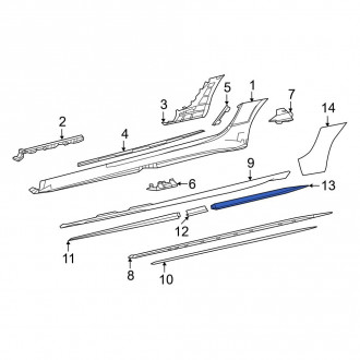 Mercedes AMG GT Replacement Rocker Panels | CARiD