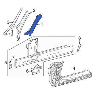 Mercedes AMG GT Pillars | Assemblies, Door Jambs, Braces — CARiD.com