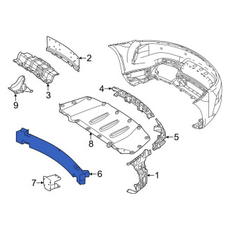 Mercedes AMG GT Bumper Reinforcements & Energy Absorbers – CARiD.com