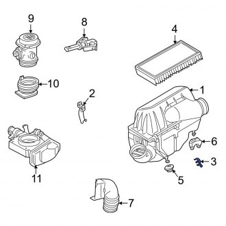 Mercedes C Class OEM Air Intake Parts | Filters, Manifolds — CARiD.com