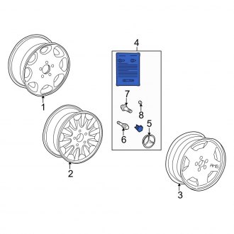 Mercedes E Class OEM Wheels & Tires | Lug Nuts, TPMS Sensors — CARiD.com