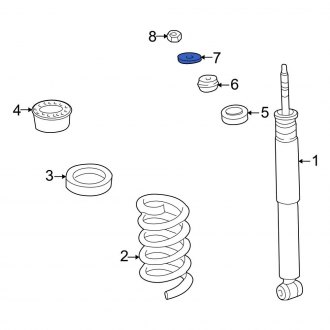 Mercedes SLK Class OEM Suspension Parts | Shocks, Struts — CARiD.com