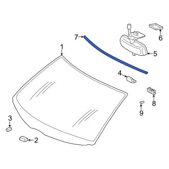 Mercedes E Class Window Trim | Moldings, Pillar Posts — CARiD.com