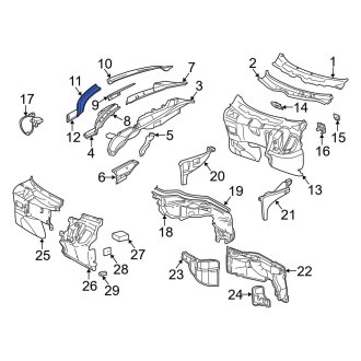 Mercedes E Class Cowl Panels & Parts | Vent Grills — CARiD.com