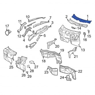 Mercedes E Class Cowl Panels & Parts | Vent Grills — CARiD.com