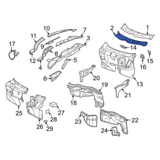 Mercedes E Class Cowl Panels & Parts | Vent Grills — CARiD.com