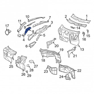 Mercedes E Class Cowl Panels & Parts | Vent Grills — CARiD.com
