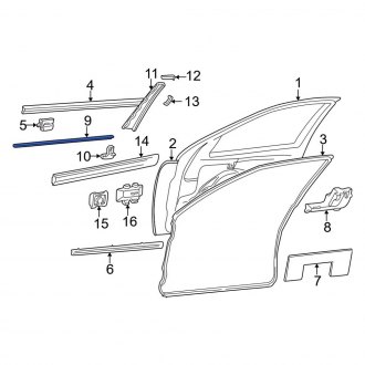 Mercedes E Class Door Moldings | Side, Edge, Belt – CARiD.com