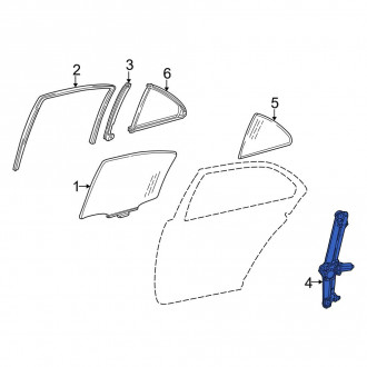 Mercedes OEM Window Parts | Visors, Regulators, Motors — CARiD.com