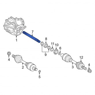 Mercedes OEM Driveline & Axle Parts | Hubs, CV-Joints — CARiD.com