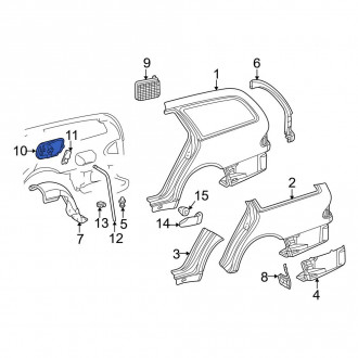 Mercedes E Class OEM Quarter Panels & Parts | Rear & Front — CARiD.com