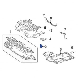 Mercedes GLS Class Fender Support Braces & Hardware — CARiD.com