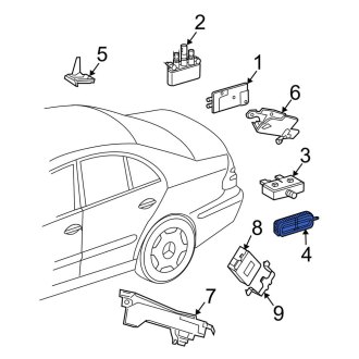 Mercedes-Benz OE™ Antennas & Components - CARiD.com