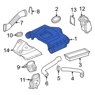 Mercedes CLK Class Air Filter Housing Boxes & Parts — CARiD.com