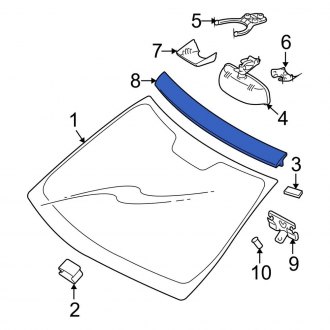 Mercedes E Class Window Trim | Moldings, Pillar Posts — CARiD.com
