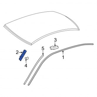 Mercedes CLS Class OEM Roofs & Parts | Panels, Drip Rails — CARiD.com