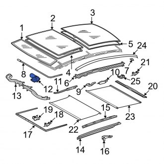 Mercedes OEM Roofs & Parts | Panels, Drip Rails, Braces — CARiD.com