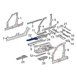 Mercedes CLS Class Underbody Covers | Splash Shields — CARiD.com